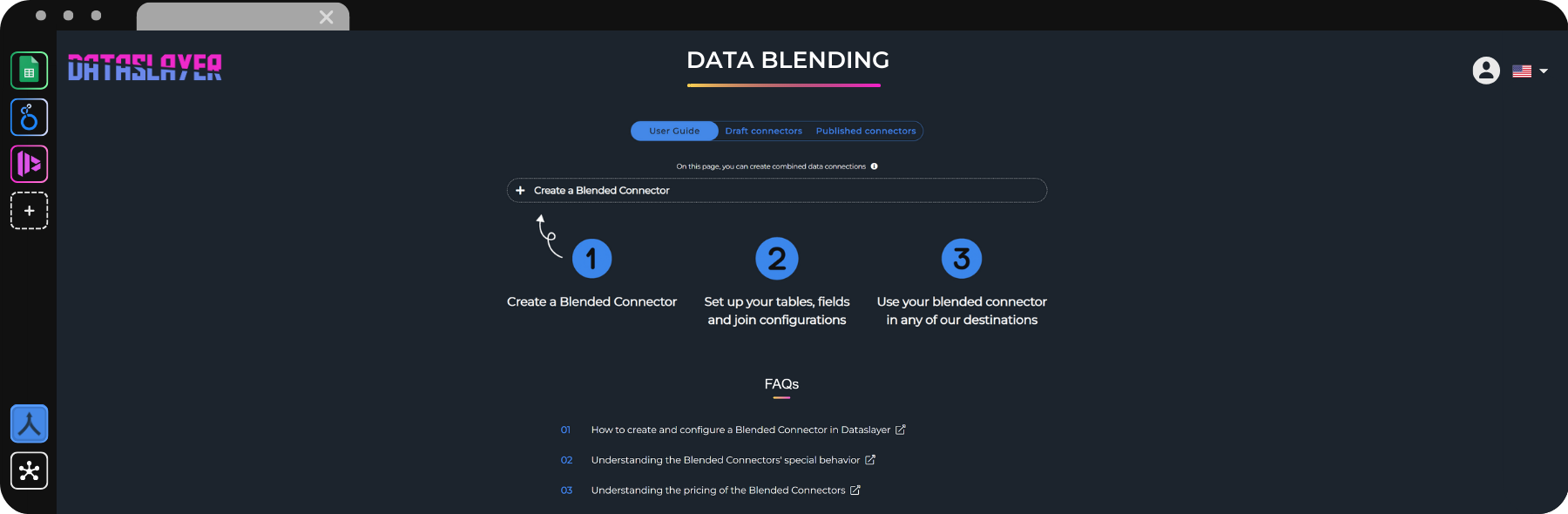 What is a Blended Connector in Dataslayer