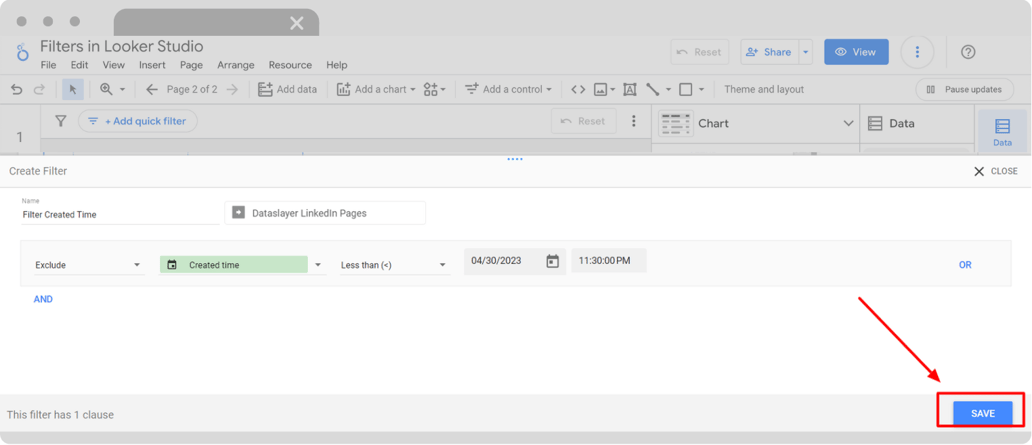 How to filter, sort, and run calculations in Looker Studio