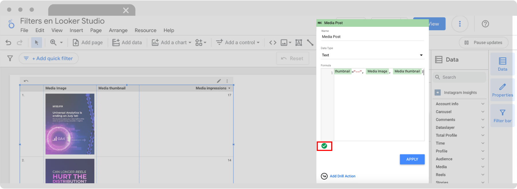 How to filter, sort, and run calculations in Looker Studio