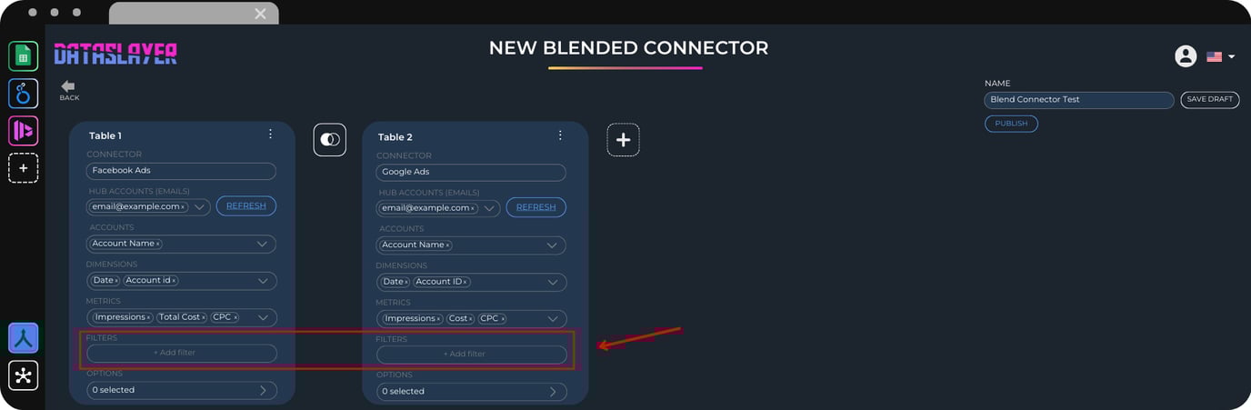 Understanding the Blended Connectors' special behavior