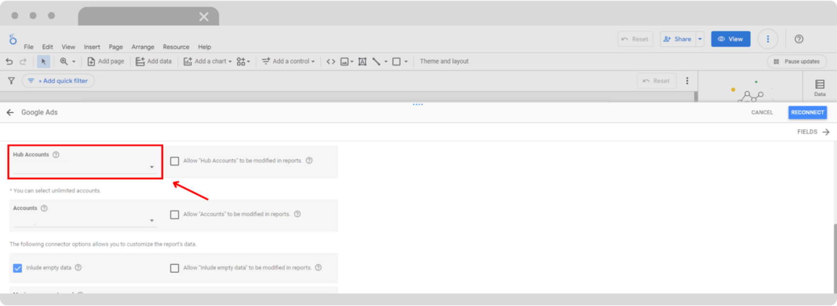 How to reauthenticate or remove a Looker Studio connector