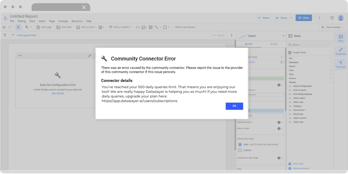 Understanding Looker Studio: Troubleshooting Common Errors