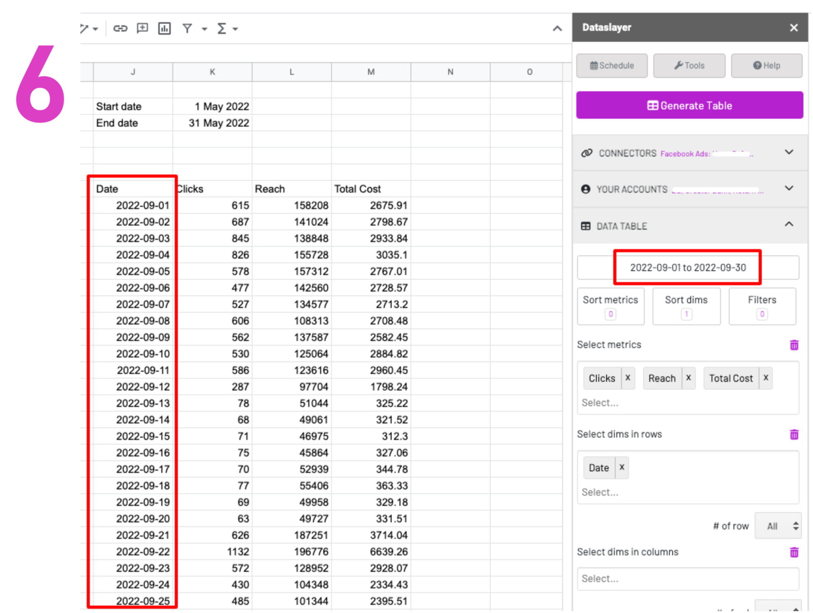 How to add formulas to the backend in Dataslayer