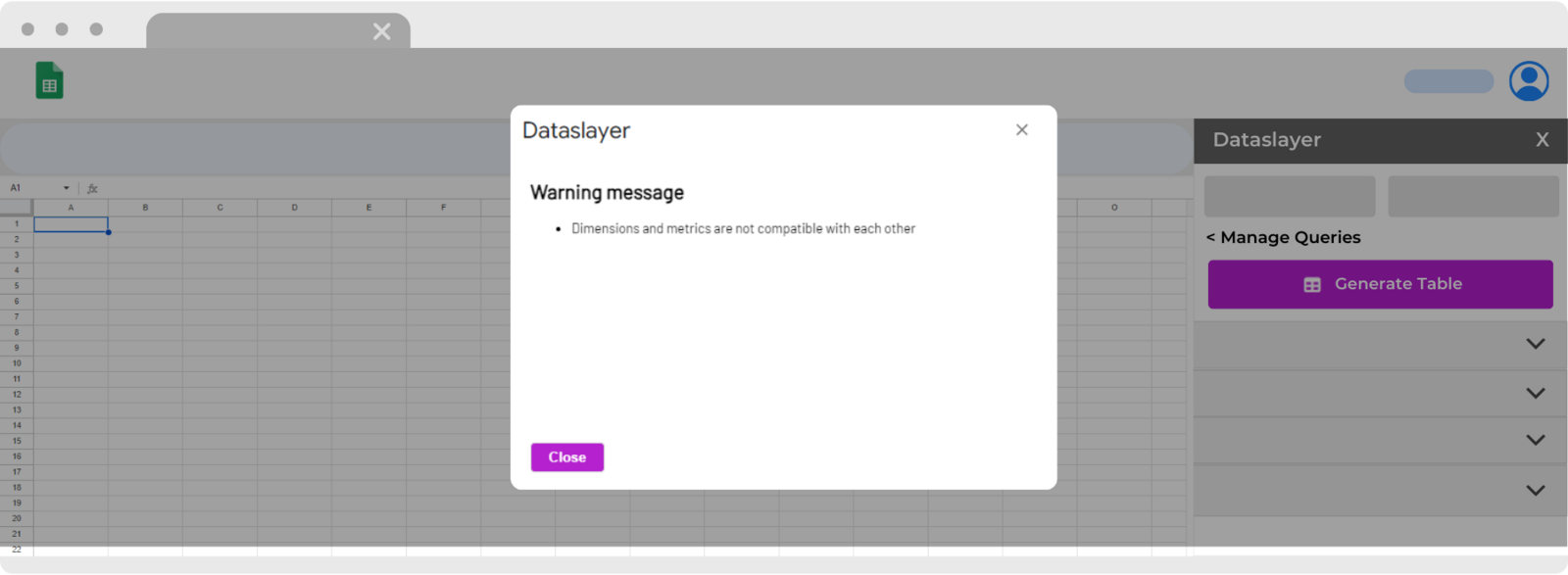 Solution to "Invalid parameters combination" errors